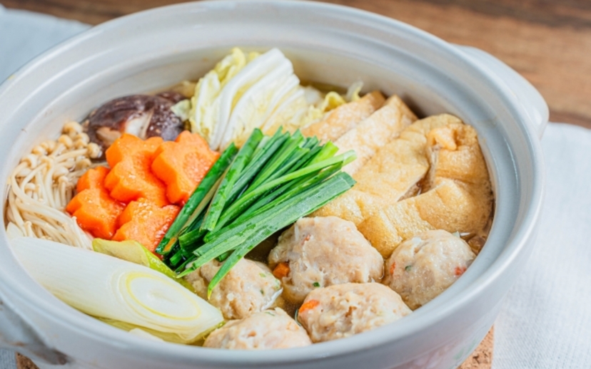Chanko Hot Pot With Vegetables and Meat | yomu yomu